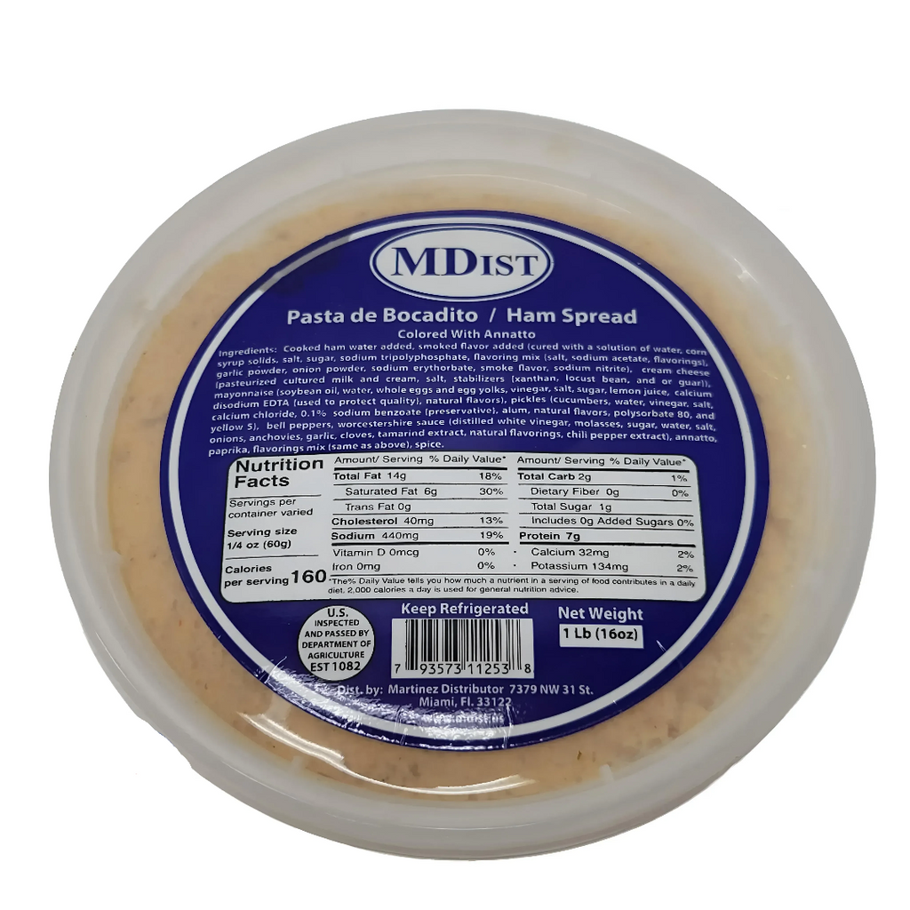 PASTA DE BOCADITO DE JAMON GOLDEN HOG / 1LB– Mi Bodeguita Cubana