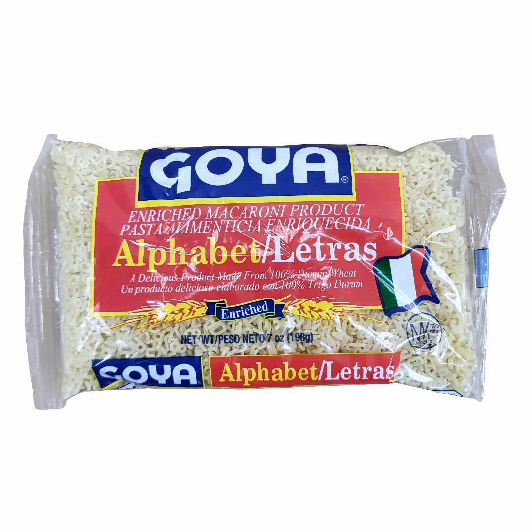 Pasta de Letras/alphabets Goya / 7 Oz– Mi Bodeguita Cubana