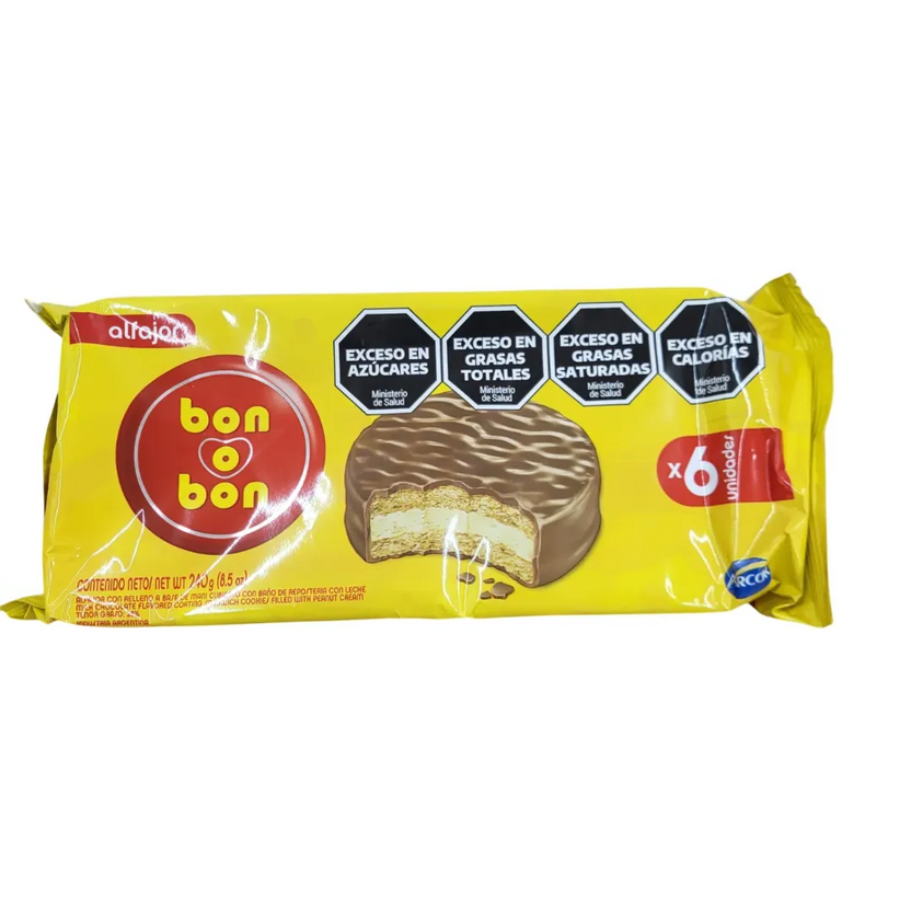 Alfajores Bon o Bon Arcor / 6 Ct– Mi Bodeguita Cubana